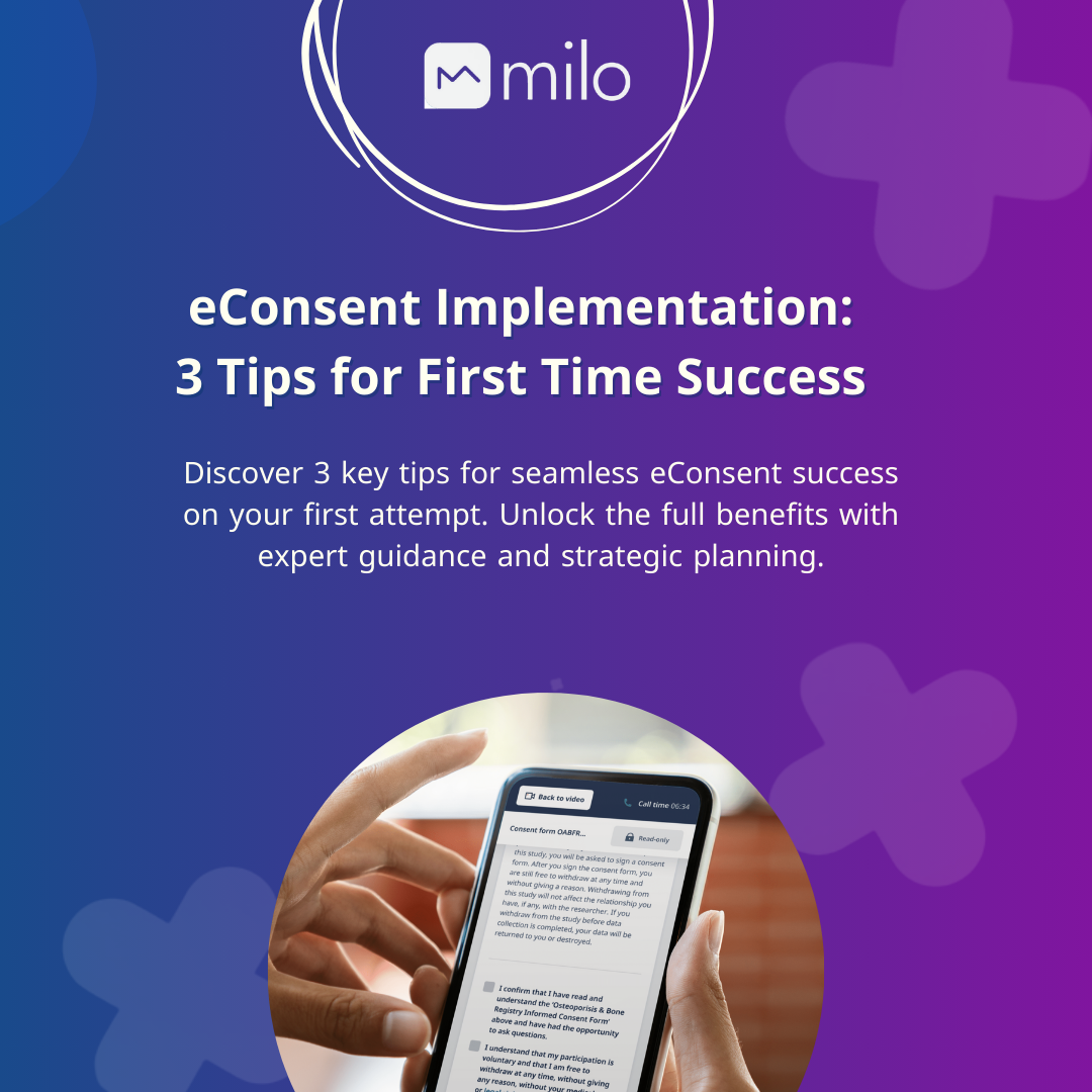 eConsent Implementation: 3 Tips for First Time Success
